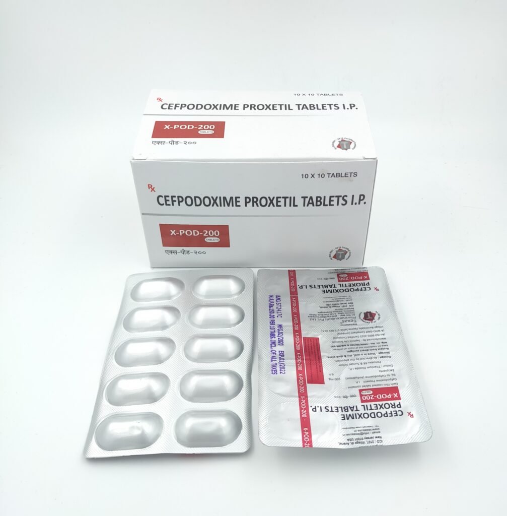 X-POD- CV-325 ( Cefpodoxime 200mg + Clavulanate 125mg )